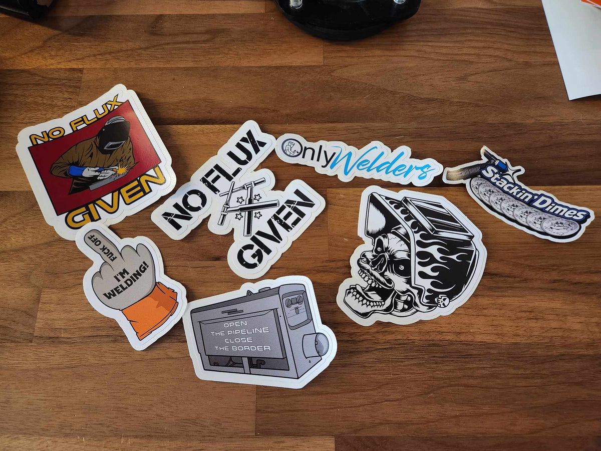 Welding Sticker pack – All Out Stickers
