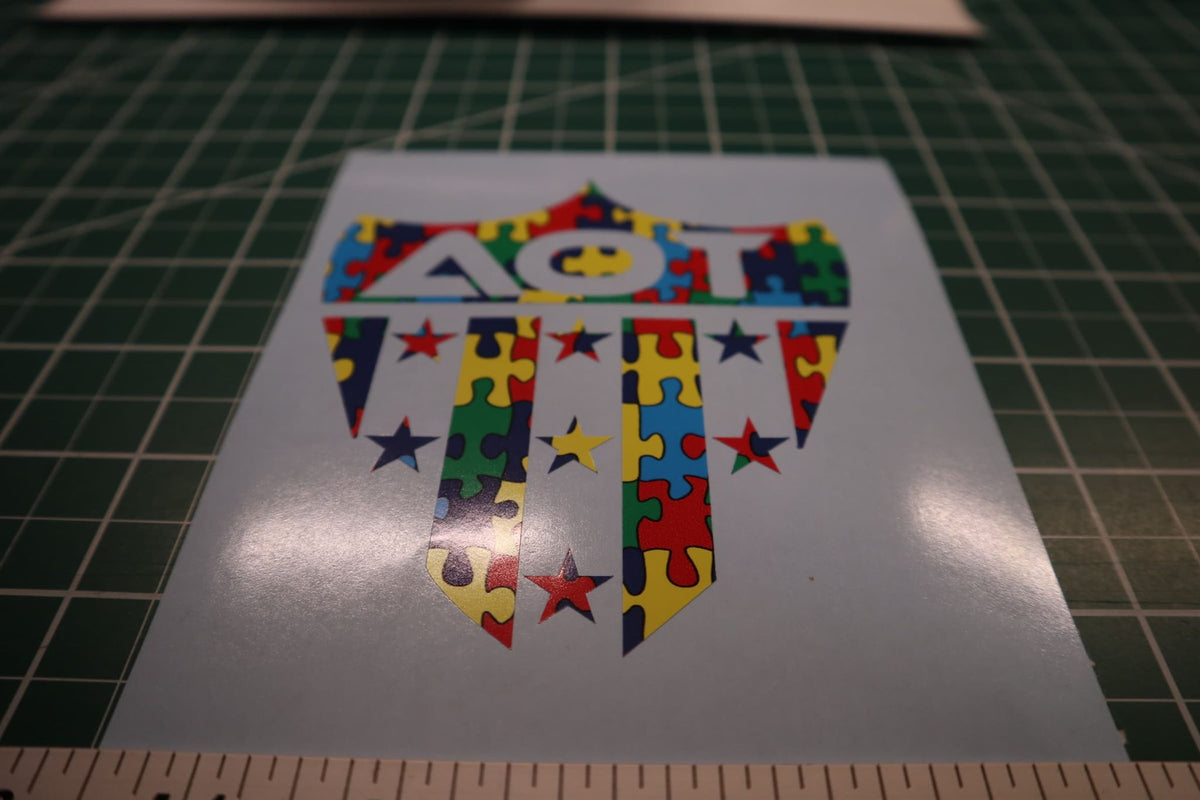 Shield Autism Decal – All Out Stickers