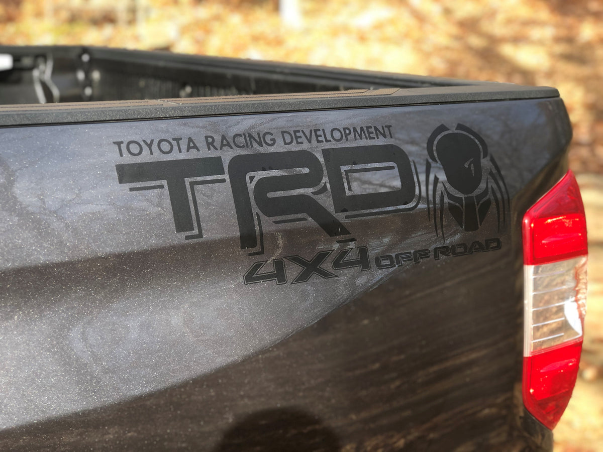 TRD Custom Bedside Decals (Pair) – All Out Stickers